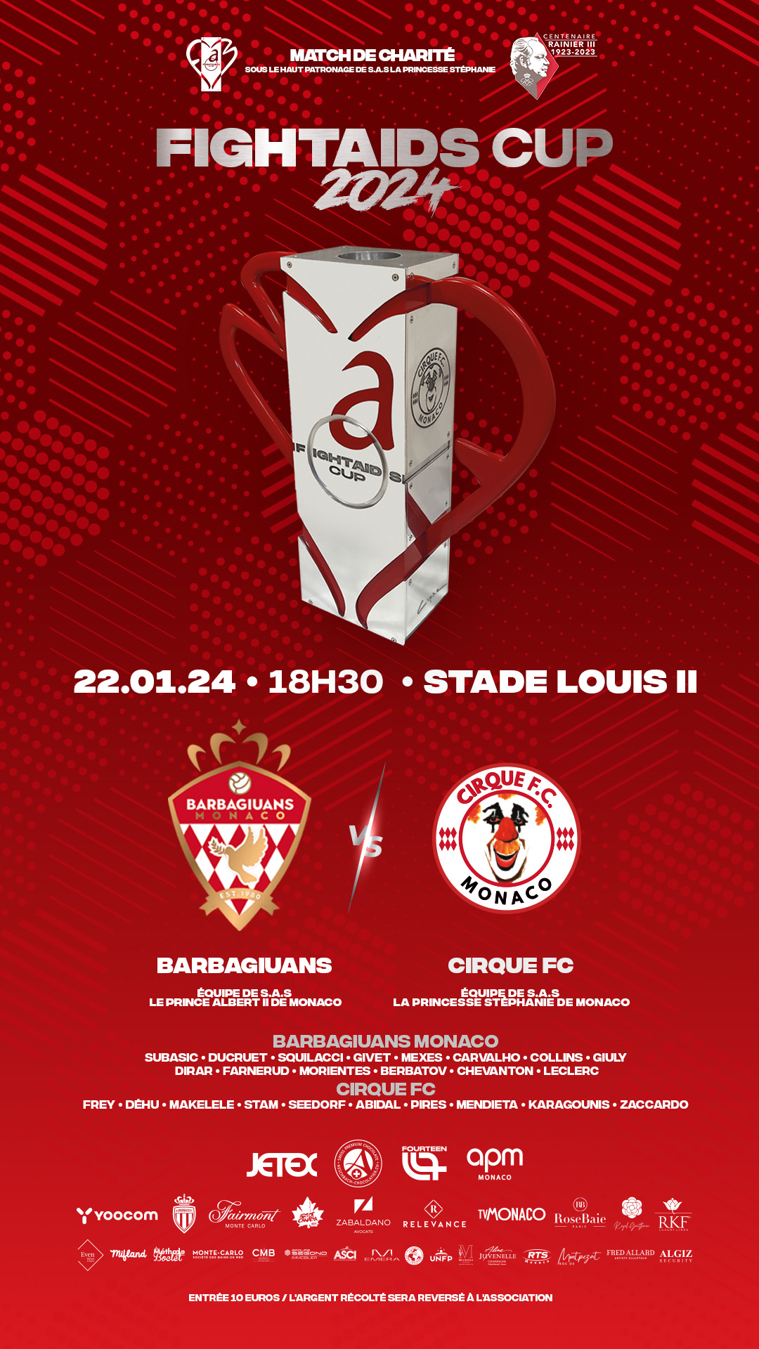 Fight Aids Monaco: una partita di calcio per una buona causa - QE MAGAZINE