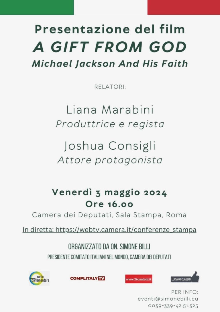 Michael Jackson e la fede: a Roma la prima presentazione di 'A gift ...