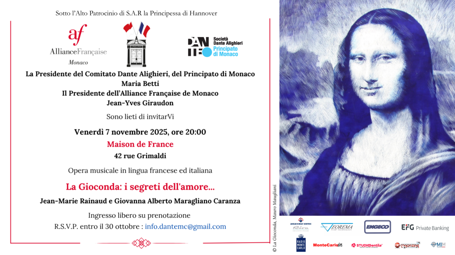 Monna Lisa va in scena: a Monaco l’enigma dell’amore secondo Dante ...